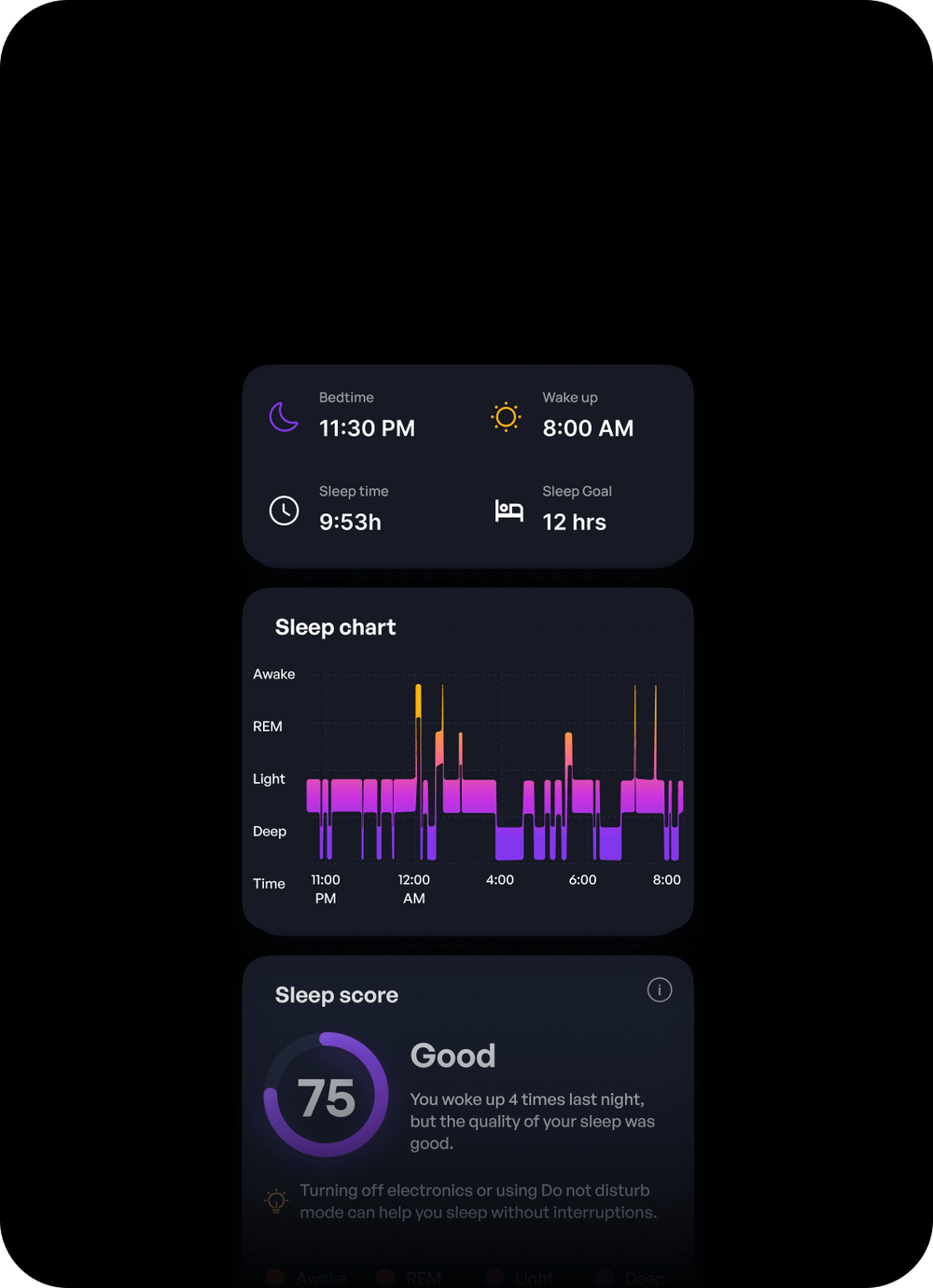 Pavlok Shock Clock 3™ Wearable Smart Alarm Clock & Sleep Tracker